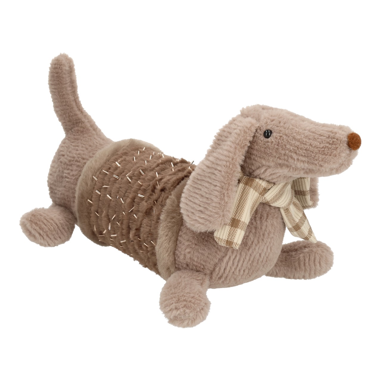 Cane in tessuto grigio (L/H/D) 42x18x18cm | 10045951